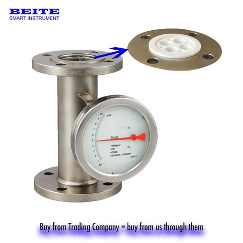 Flow Meter For Corrosive Liquid Ptfe Liner Flange Magnetic Flow Meter