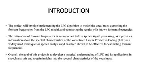 Powerpoint On Linear Predictive Codingpptx Digital Audio Computer