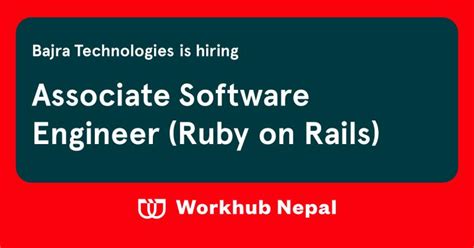 Associate Software Engineer Ruby On Rails Workhub Nepal
