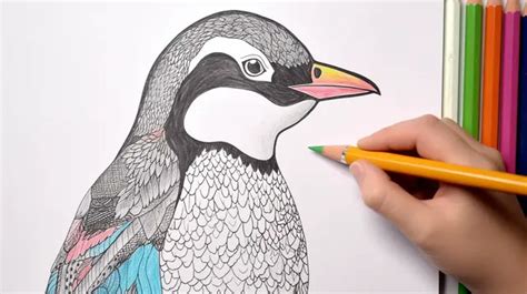 Fondo Pinguino Dibujando A Lapiz Fondo Dibujo De Pinguino Para Dibujar