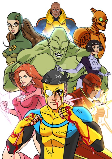 Invincible Guardians Of The Globe Variant Full By Artbyfab On Deviantart
