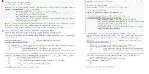 pushing trained agent to hub unit1 · issue 205 · huggingface deep rl