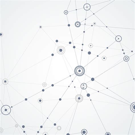 Premium Vector Vector Connect Lines And Dots