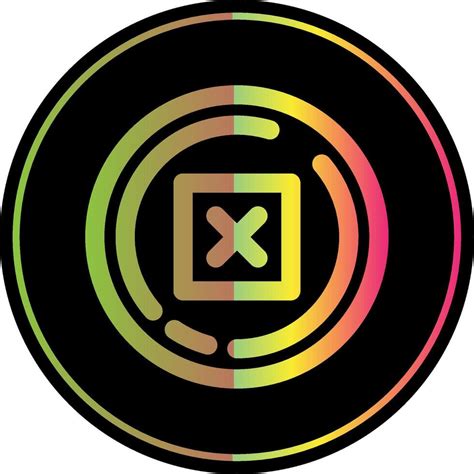 Delete Line Gradient Due Color Icon 41721643 Vector Art At Vecteezy