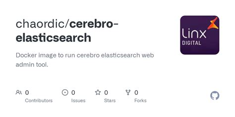 GitHub Chaordic Cerebro Elasticsearch Docker Image To Run Cerebro Elasticsearch Web Admin Tool