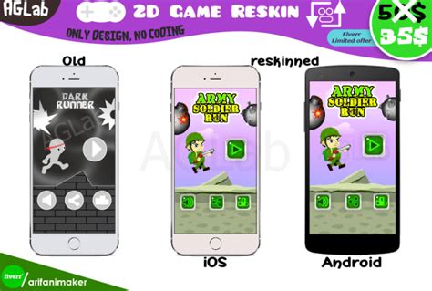 Do Game App Reskin Only Graphics For Ios Android By Arifanimaker Fiverr