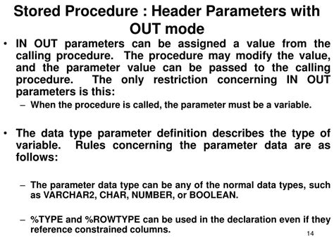 Ppt Oracle Stored Procedures Functions Powerpoint Presentation Free Download Id 5057492