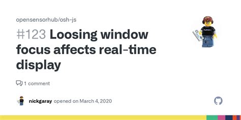 loosing window focus affects real time display · issue 123