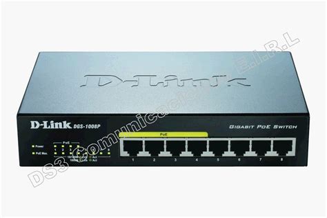 Switch Poe Gigabit D Link 8 Puertos Dgs 1008p