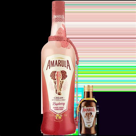 Kit Licor Amarula Raspberry 750ml Com Miniatura Ethiopian Coffee