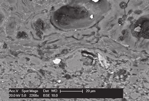 Crucible Fragment At 13916 2268x Showing A Detail Of The Interface