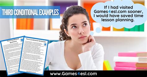 third conditional examples sentences and questions games4esl