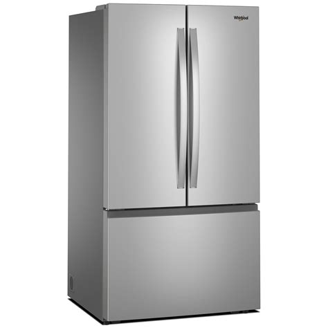 Whirlpool 36 In 30 5 Cu Ft French Door Refrigerator With Ice Maker