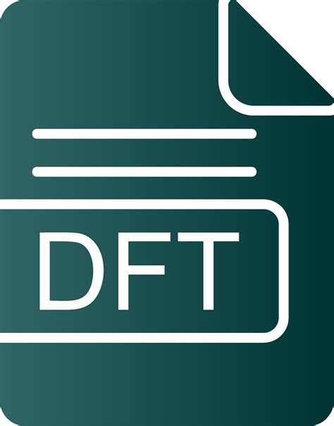 Dft File Format Glyph Gradient Icon 43737018 Vector Art At Vecteezy