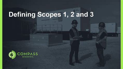 Defining Scope 1 2 3 Emissions Compass Datacenters