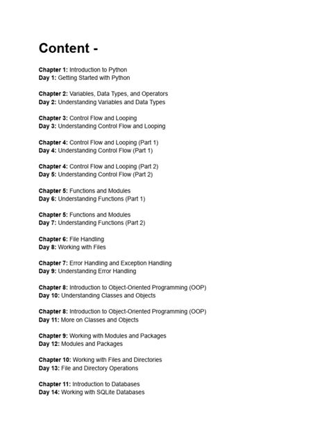 Python Programming Basics Guide Pdf Control Flow Python