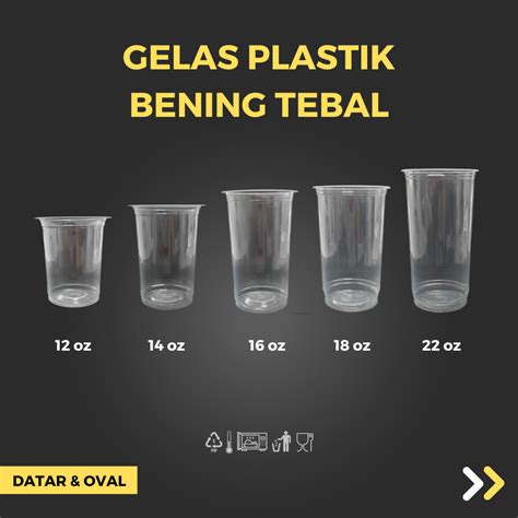 Jual Gelas Plastik 18 Oz Tebal Shopee Indonesia