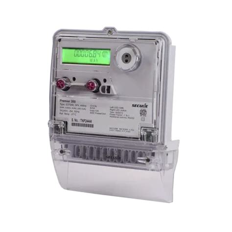 Secure Premier 300 Tvm Trivector Energy Meter Frequency Mhz 50