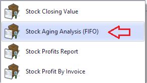 Stock Reports Stock Aging