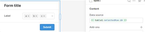 Multi Select Not Populating In Form 💬 App Building Retool Forum