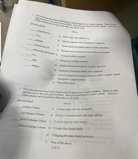Solved 1 Fill In The Gauerwonstaont Lef Column With The