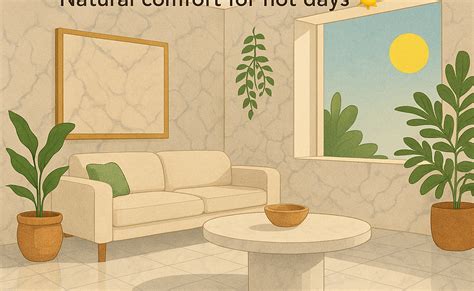 🧊 How Marble Decor Can Cool Your Home Naturally In Summer