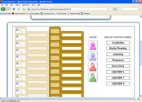 How To Use The Wheel Chart Interactive Fuel The Brain
