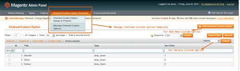Magento Chained Custom Option Template Magento Dependent Custom