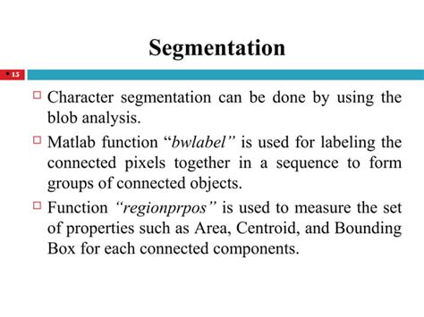 Character Recognition From Number Plate Written In Assamese Language Ppt Computing