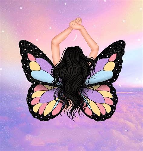 Pin By Butterfly Kitty On Butterflies And Flowers Girly Drawings