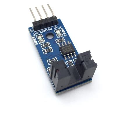 เซนเซอร์ก้ามปู เซนเซอร์วัดความเร็วรอบ Slot Type Ir Optocoupler Speed Sensor Module Lm393 For