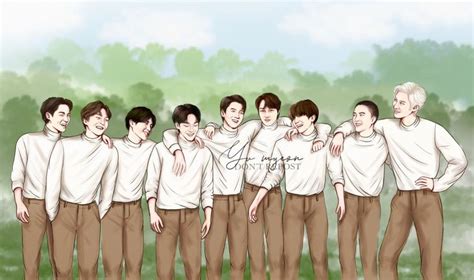 9 L One ️ Weareoneexo Happyexolday 엑소엘6살축하해 Exo Art Exo Fan