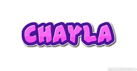 Chayla Logo Outil De Conception De Nom Gratuit à Partir De Texte