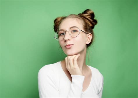 Premium Photo Studio Shot Of Good Looking Female