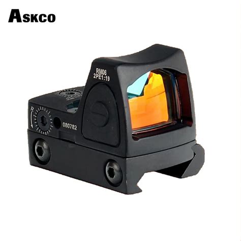 Askco Tacticla 1X Mini RMR Red Dot Sight Reflex Scope Picatinny Weaver Rail Mount For Airsoft