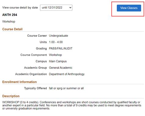 Search For Classes Boise State University