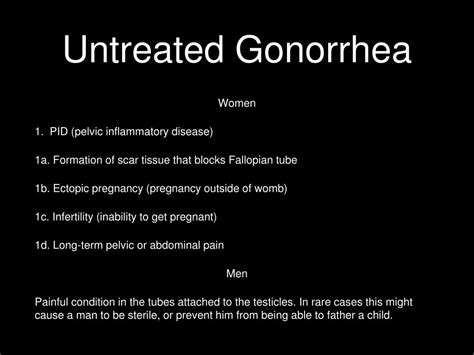 Ppt Sti Presentation Gonorrhea Powerpoint Presentation Free