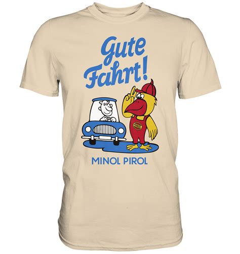 Ddr Ostalgie Shirt Unisex • Gute Fahrt Minol Pirol Kosmonaut 100