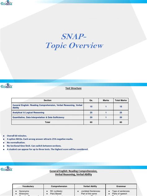 Snap Topic Overview Pdf English Language Reason