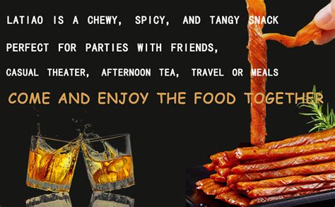 Mkjjncuy 3 Packs Spicy Strip Latiao Handmade Small Gluten