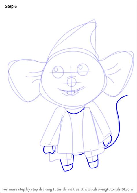 How To Draw Kawaii Jaq From Cinderella Kawaii Characters Step By Step DrawingTutorials Com