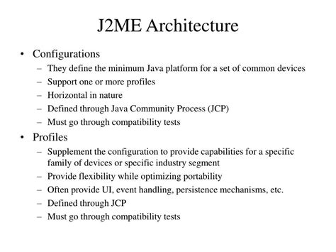Ppt Developing J2me Applications Powerpoint Presentation Free
