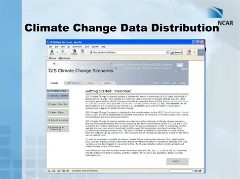 Ppt Gis Initiative Developing An Atmospheric Data Model For Gis