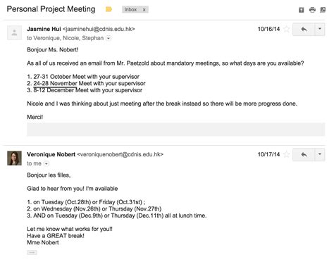 Communicating With My Supervisor Ongoing Emails Entry 35 ~ A