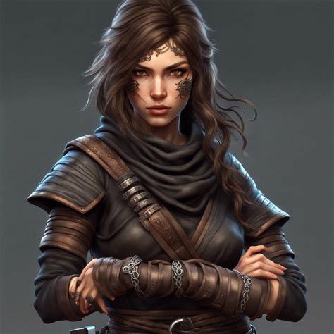 Ninja Girl With Brown Hair By Mawmaw75 On Deviantart