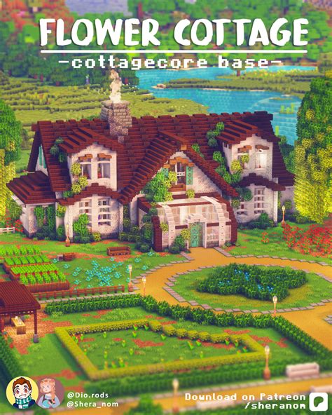 Willow Cottage 2d Guide Sheranom Minecraft Farm Minecraft House