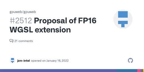 Proposal Of FP WGSL Extension Issue Gpuweb Gpuweb GitHub
