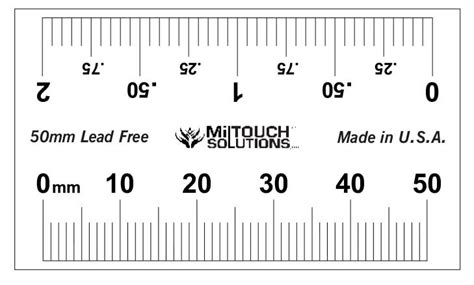 How To Read A Ruler In Mm