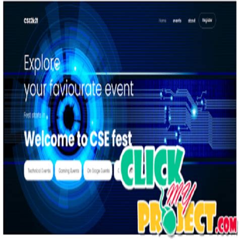 College Event Management System Clickmyproject