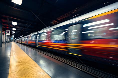 车站中行驶的地铁高清图片下载 正版图片600861575 摄图网 车站中行驶的地铁高清图片下载 正版图片600861575 摄图网